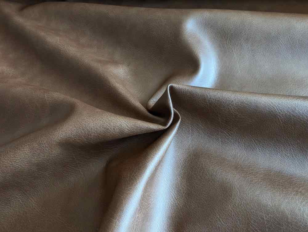 Kunstleder, Glattleder - Cognac - Zierstoff - einfach nähen