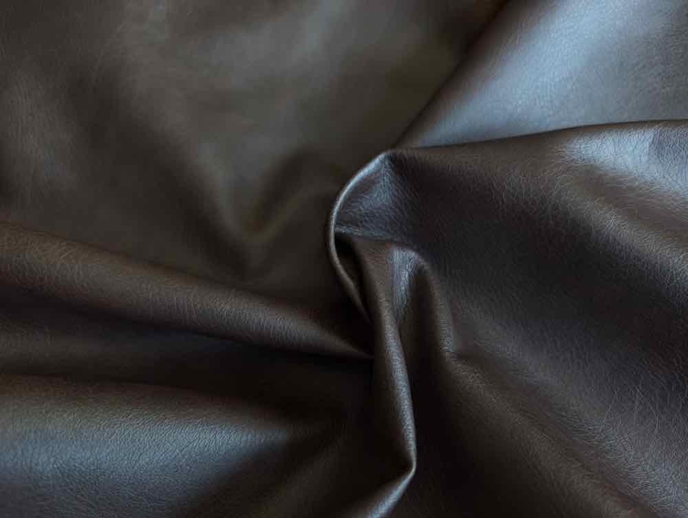 Kunstleder, Glattleder - Braun - Zierstoff - einfach nähen